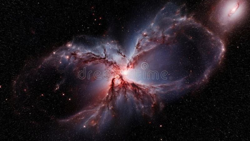 A New Cosmic System Formed by a Supernova. Stock Video - Video of ...
