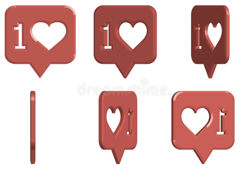New Counter Notification Icon. Follower. New Icon Like 1 Symbol, Button ... New Counter Notification Icon. Follower. New Icon Like 1 Symbol, Button ...
