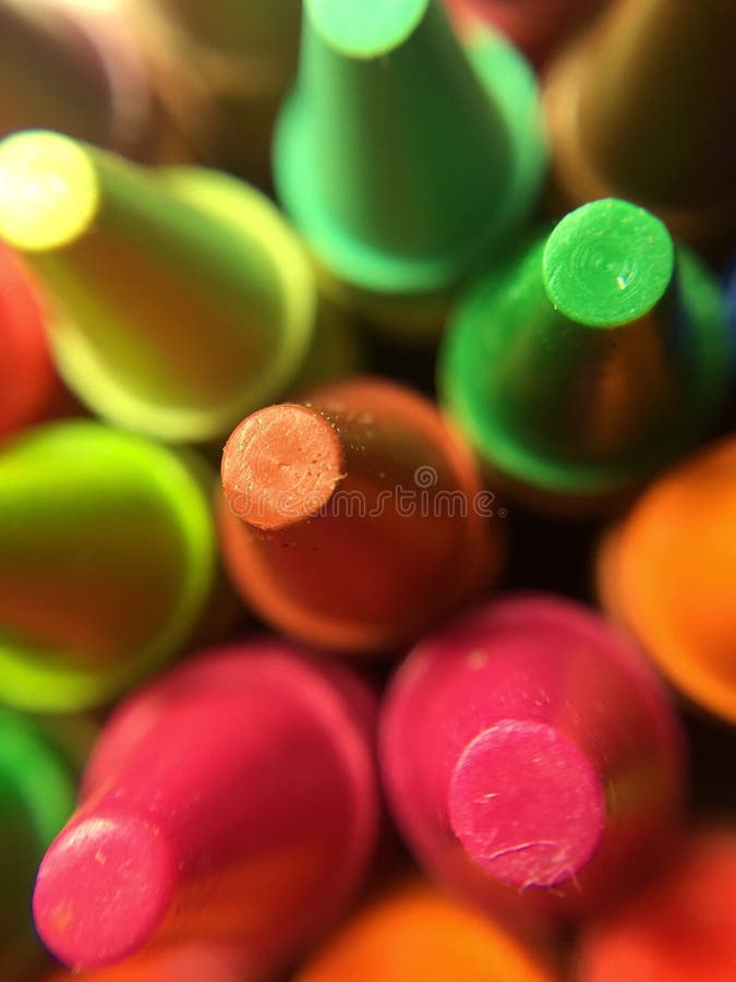 New crayons stock photo. Image of full, blue, crayons - 75674602