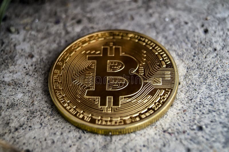 New Crypto Currency, Bitcoin and Computer Fee Finance Map Stock Photo ...