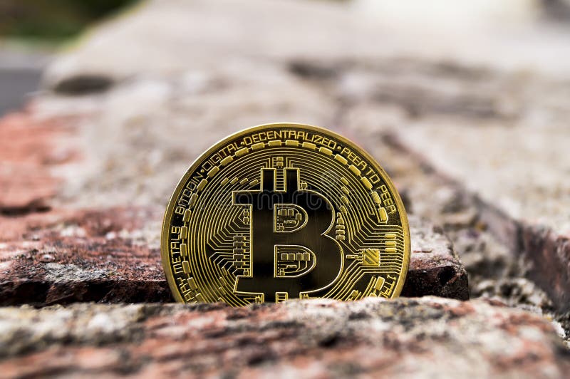 New Crypto Currency, Bitcoin and Computer Fee Finance Map Stock Photo ...