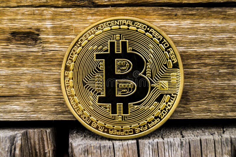 New Crypto Currency, Bitcoin and Computer Fee Finance Map Stock Image ...