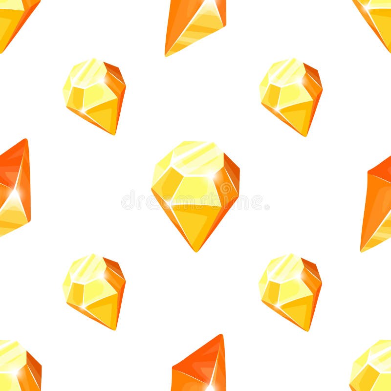 New Crystals Set and Patterns Stock Vector - Illustration of mineral ...