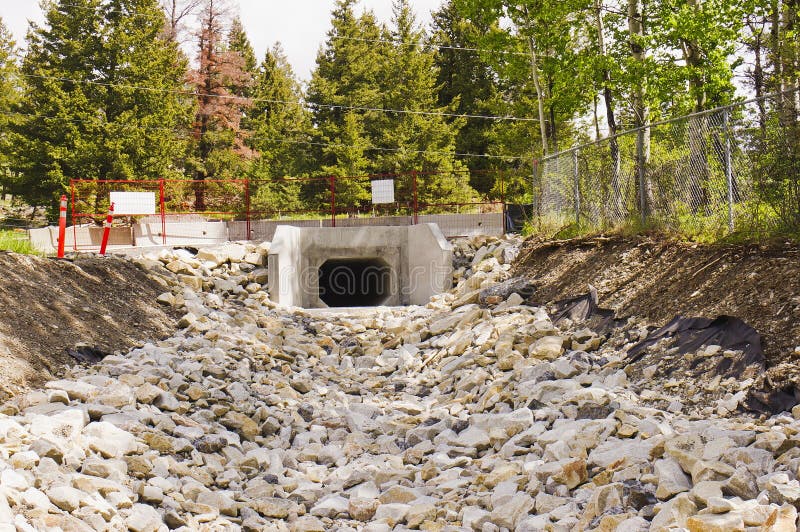 New Culvert stock image. Image of flood, forest, stream - 269797359