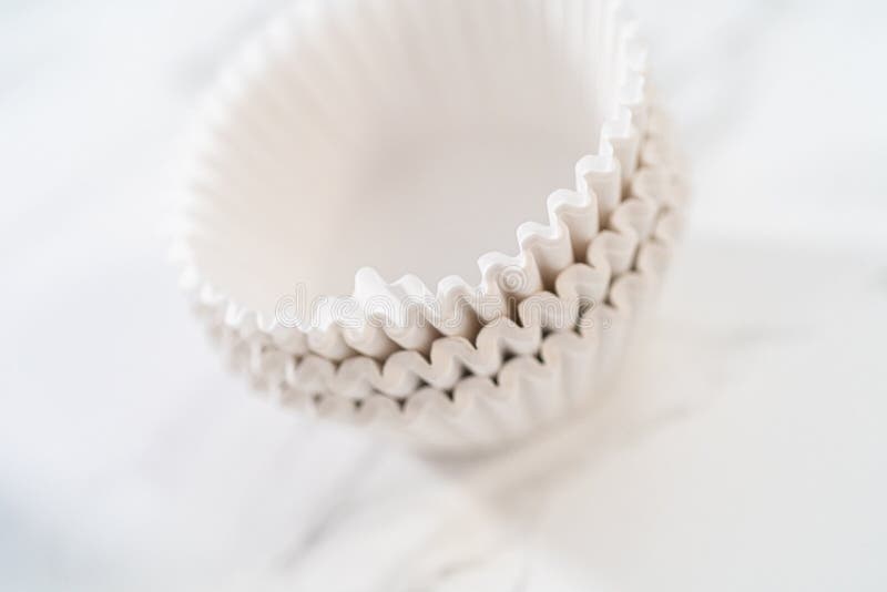 New Cupcake Liners on the Kitchen Counter Stock Photo - Image of cake ...
