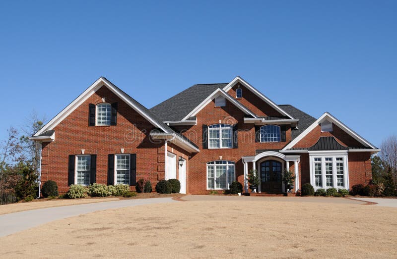 New Custom Built House stock image. Image of architecture - 8077607