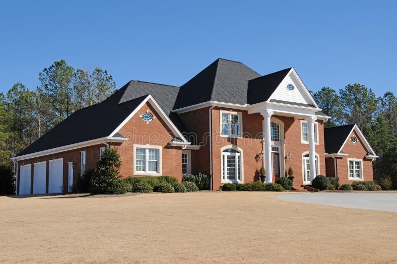 New Custom Built House stock image. Image of architecture - 8077607