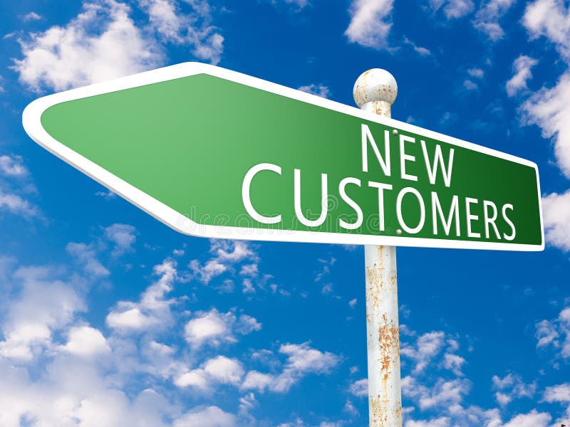 New Customers stock illustration. Illustration of product - 49026016