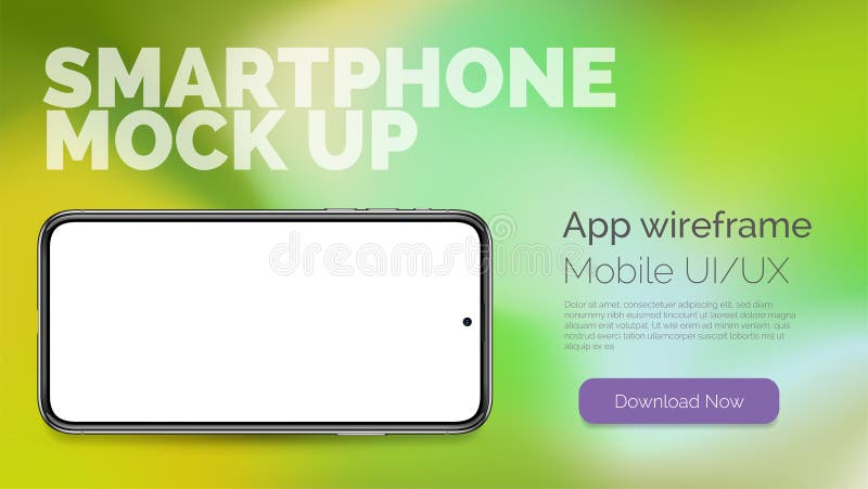 New 3d Horizontal Smart Phone Mockup for Infographics, Presentation or ...