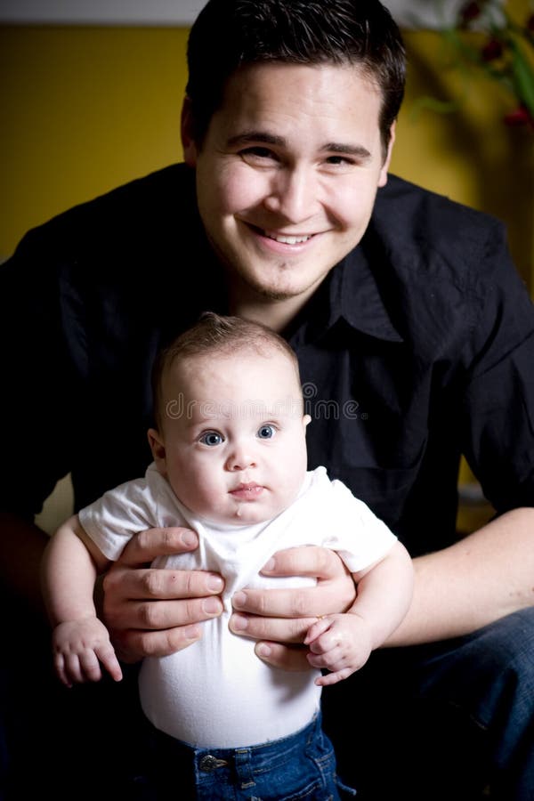 New Dad stock photo. Image of baby, beautiful, infant - 4660110