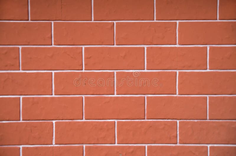 New Decorative Red Plaster Imitating Cladding Slabs Stock Photo - Image ...