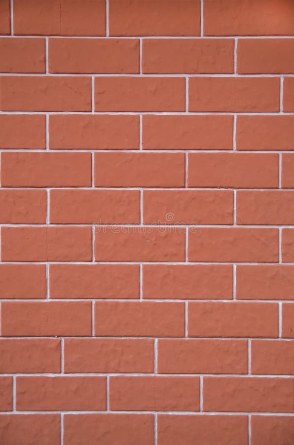 New Decorative Red Plaster Imitating Cladding Slabs Stock Image - Image ...