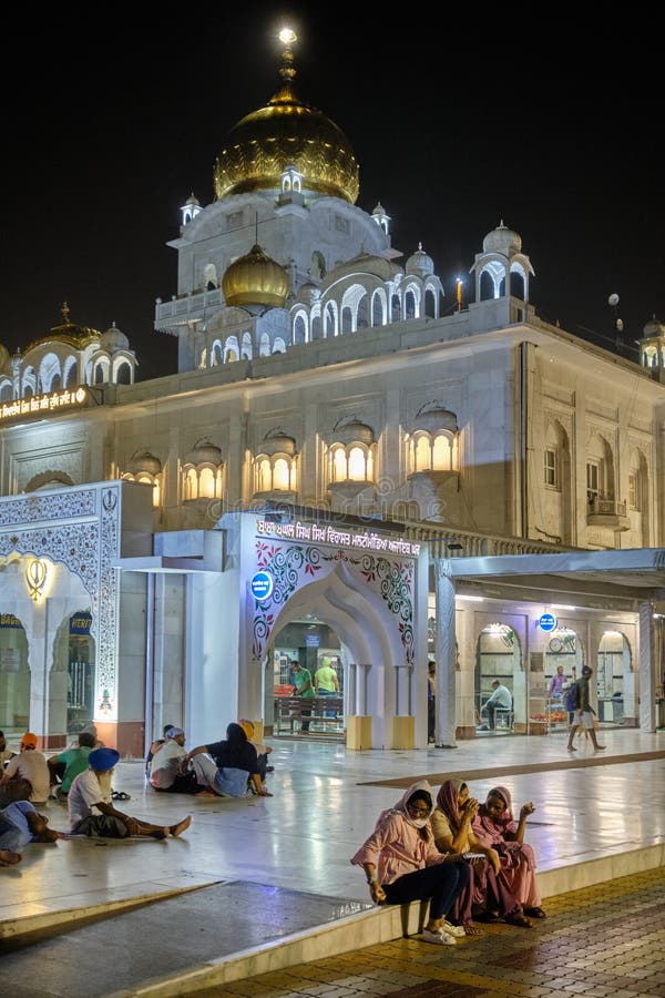 Sri Bangla Sahib Gurudwara Sikh Temple in New Delhi, India Stock Image ... Sri Bangla Sahib Gurudwara Sikh Temple in New Delhi, India Stock Image ...