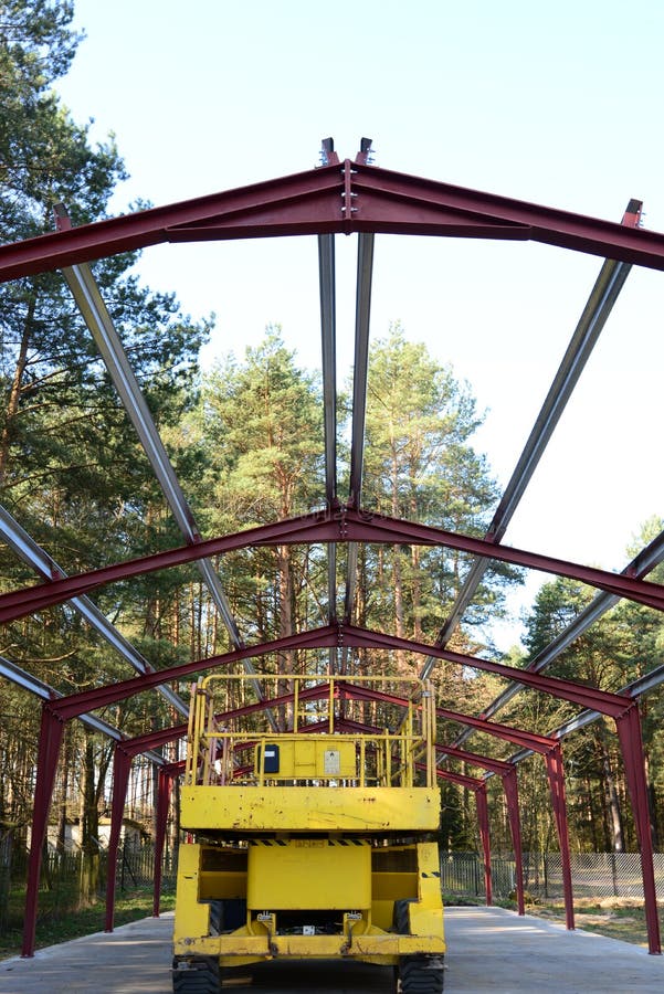 Depot construction stock image. Image of architecture - 107114299