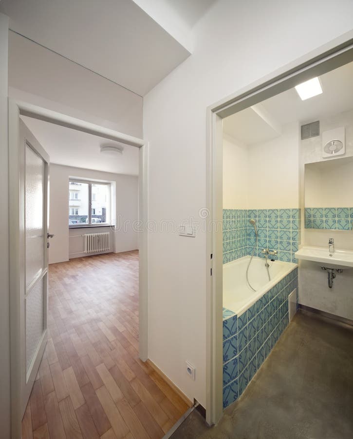 New empty room stock photo. Image of housing, wooden - 22722508