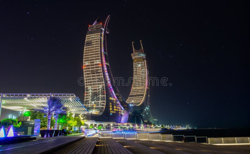 The New Developing Lusail City Editorial Photo - Image of architecture ...