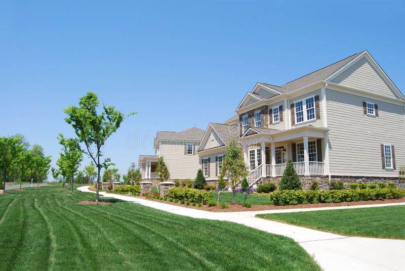 New Neighborhood stock image. Image of suburban, live - 11028415