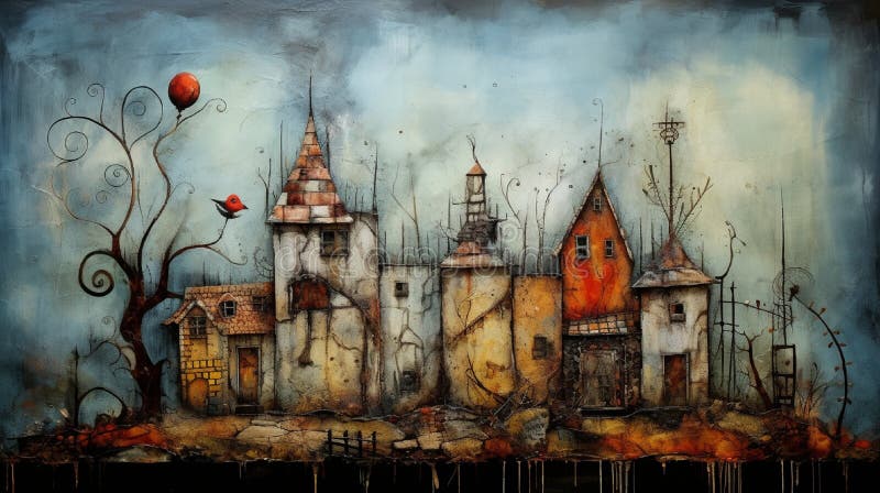 New Development Project. Generated by AI Tool. Stock Illustration ...