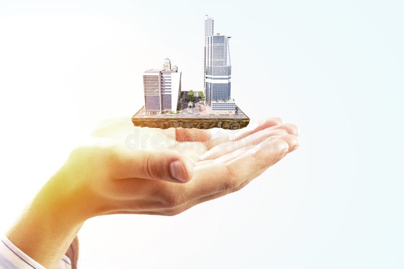 New Development Project. Mixed Media Stock Image - Image of present ...