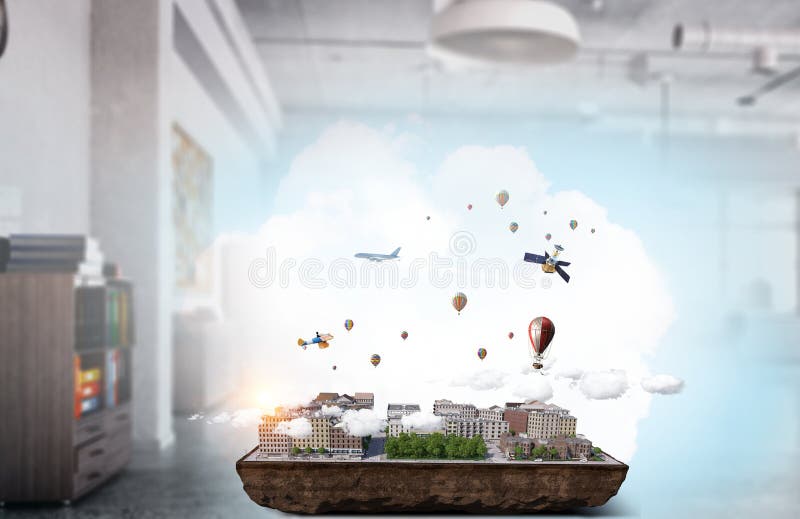 New Development Project. Mixed Media Stock Image - Image of plan ...
