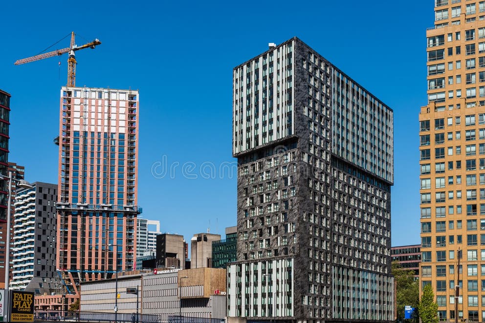 New Developments in the Waterfront of Rotterdam Editorial Image - Image ...