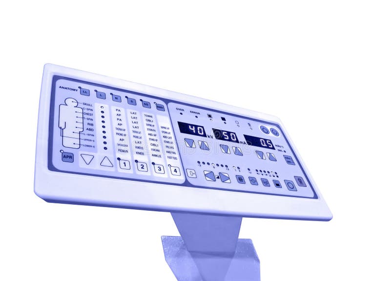 New Digital Control Panel, Anatomy Patient Test Stock Image - Image of ...