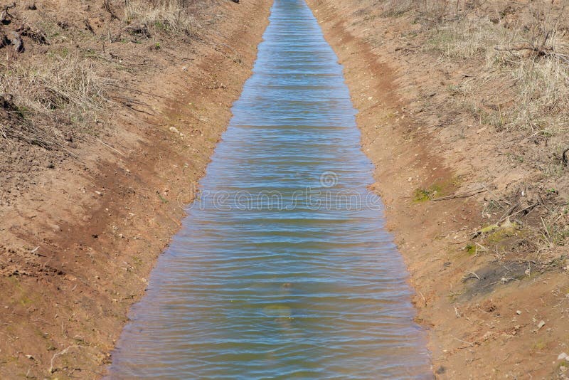 New ditch. stock photo. Image of farm, ecology, digging - 39841552