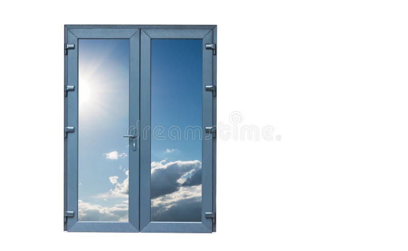 New Double Leaf Overhead Plastic Door Stock Photos - Free & Royalty ...