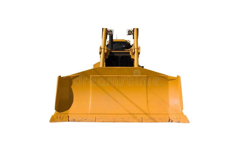 New Dozer Front View stock image. Image of bulldozer, dozer - 2233575