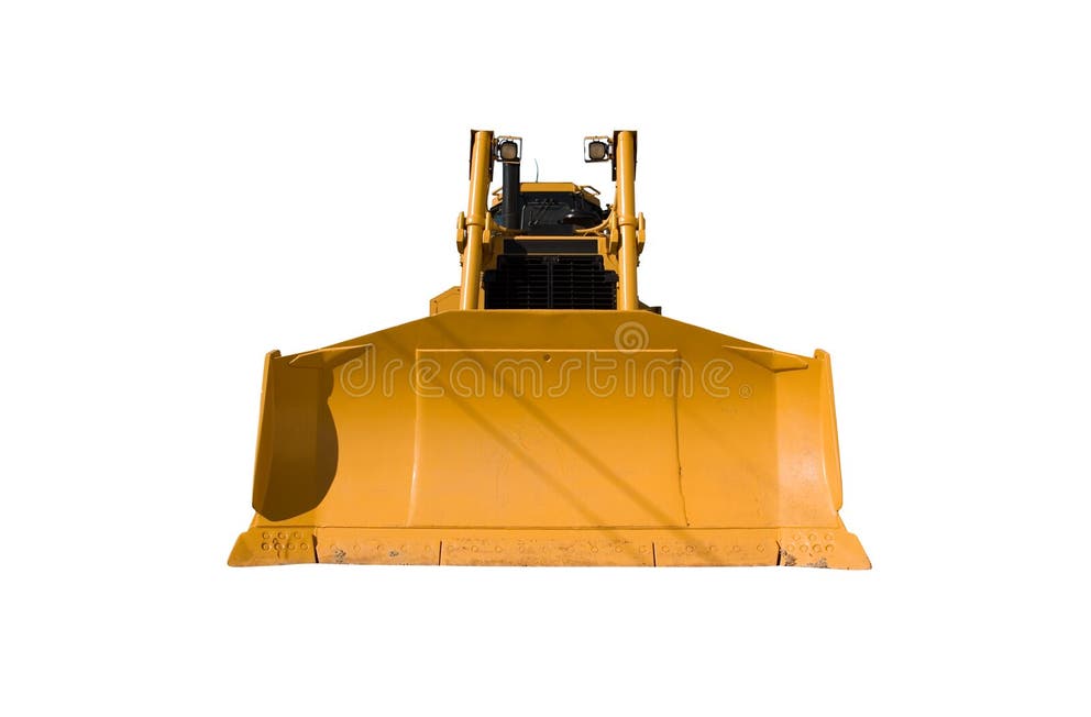 New Dozer Front View stock image. Image of bulldozer, dozer - 2233575