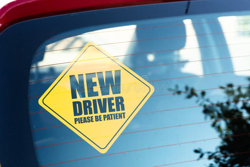 Novice Driver Sticker Stock Photos - Free & Royalty-Free Stock Photos ...