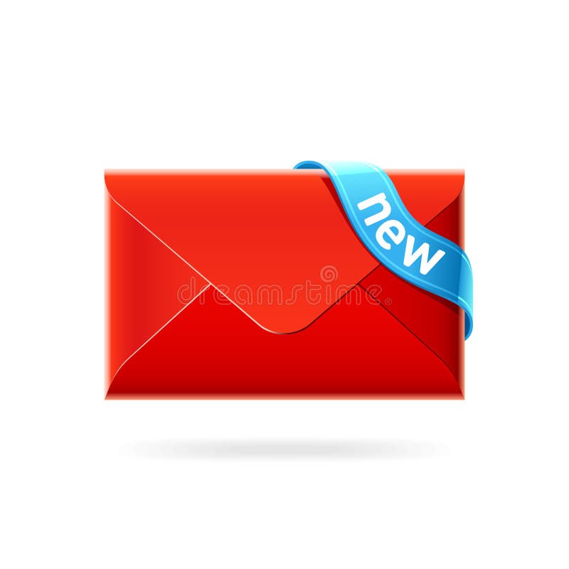 New e-mail icon stock vector. Illustration of ideas, postage - 10139031