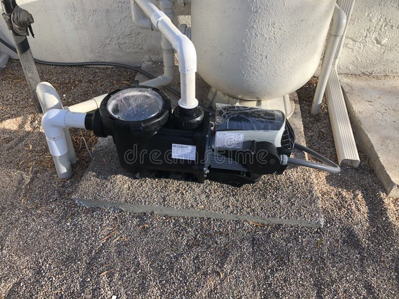 New Eco-efficient Variable Speed Pool Pump Editorial Stock Image ...
