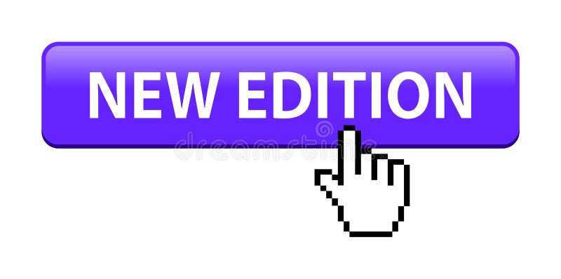 New edition button stock vector. Illustration of abstract - 218157434