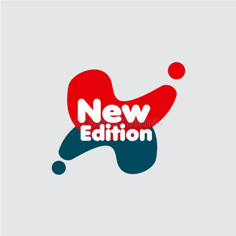 New Edition Label Vector Template Design Illustration Stock Vector ...