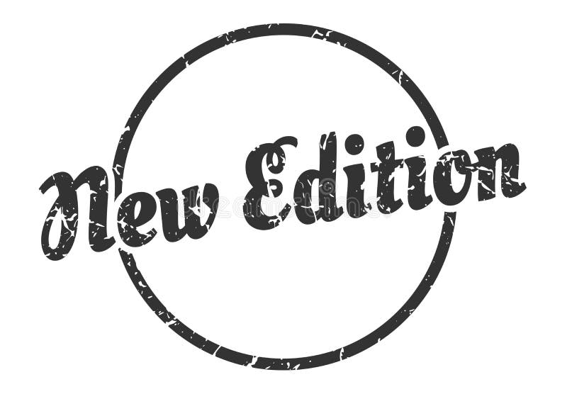 New Edition Sign. New Edition Round Vintage Stamp Stock Vector ...