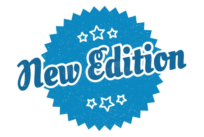 New Edition Sign. New Edition Vintage Retro Label Stock Vector ...