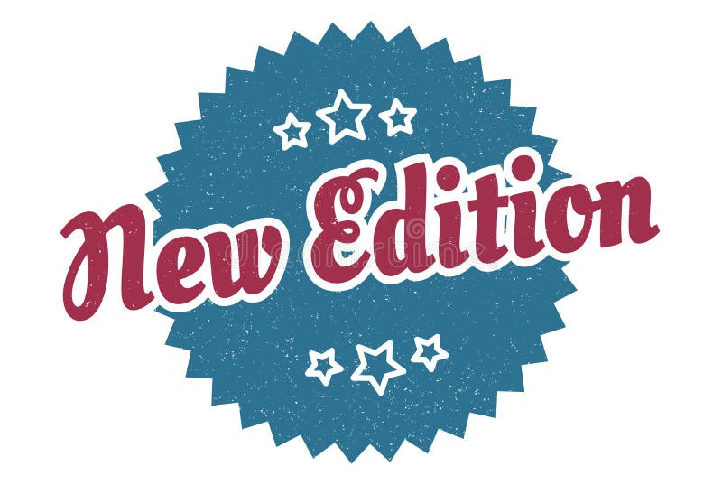 New Edition Sign. New Edition Vintage Retro Label Stock Vector ...