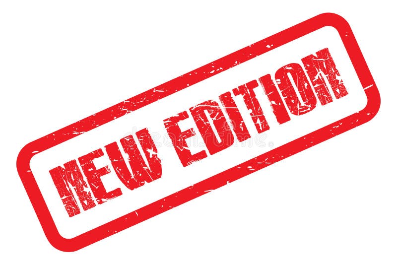 New edition stamp stock vector. Illustration of graphics - 82870122