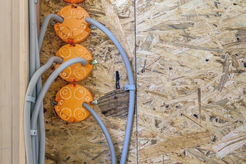 New Electrical Installation, Socket Plastic Boxes and Electrical Stock ...