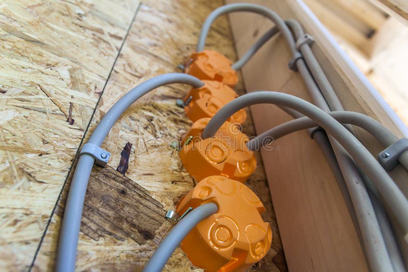 New Electrical Installation, Socket Plastic Boxes and Electrical Stock ...