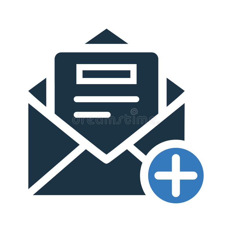New Email Icon. Editable Vector Graphics Stock Vector - Illustration of ...