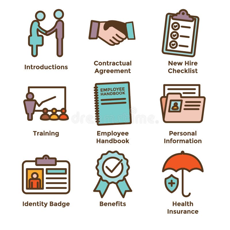 Employee Health Benefits Icon Employee Benefits Icon Stock