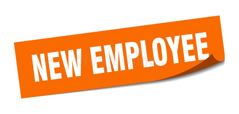 New Employee Label. New Employee Isolated Seal. Sticker. Sign Stock ...