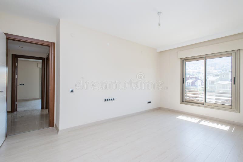 New empty master bedroom stock photo. Image of interior - 57420978