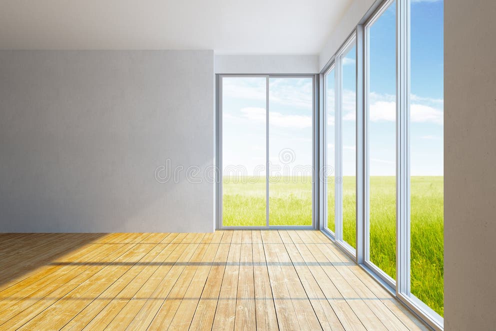 New emty office room stock image. Image of home, house - 58741727