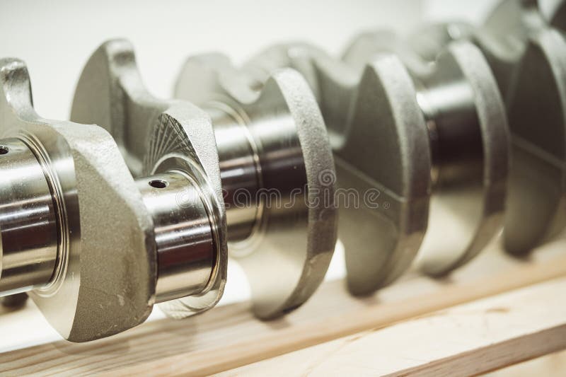 New engine crankshaft stock photo. Image of industry - 346946044