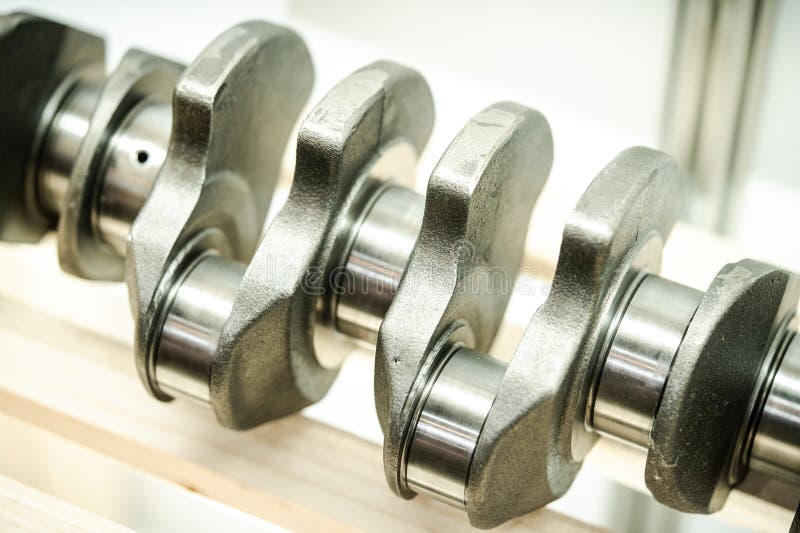 New engine crankshaft stock photo. Image of engine, detail - 346946190