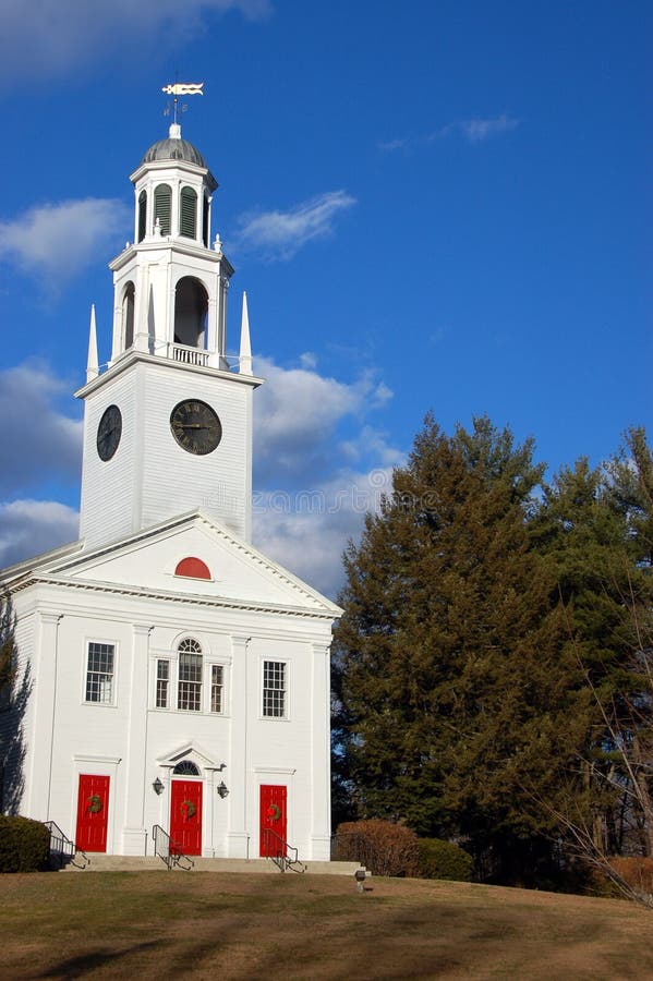 New England Church stock photo. Image of historic, landmark - 1808350