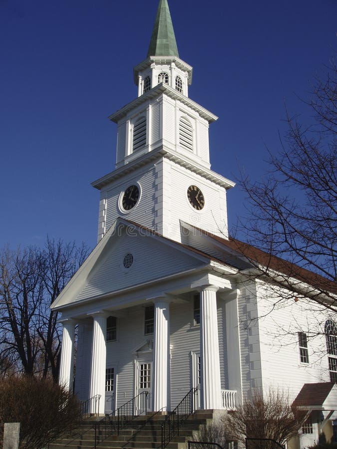 New England Church stock photo. Image of historic, community - 583440